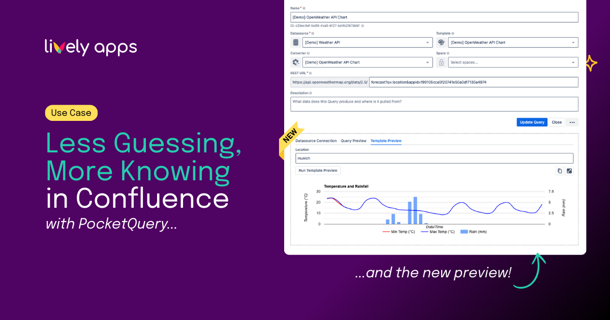 How to Bring GitHub Data into Confluence with PocketQuery | Lively Apps